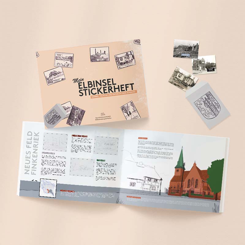 Historisches Stickerheft - Sarah Gorf-Roloff · Studio Ranokel